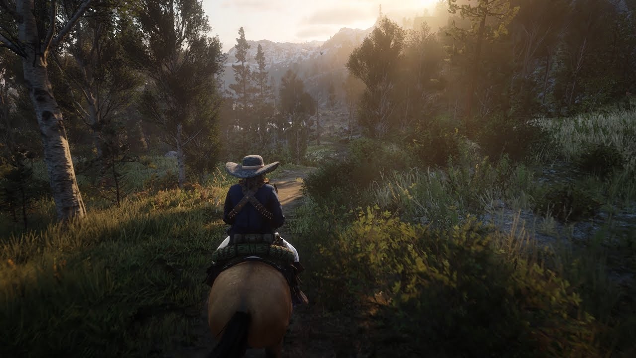 Calm ride through the beautiful Wild West (Relax) - YouTube