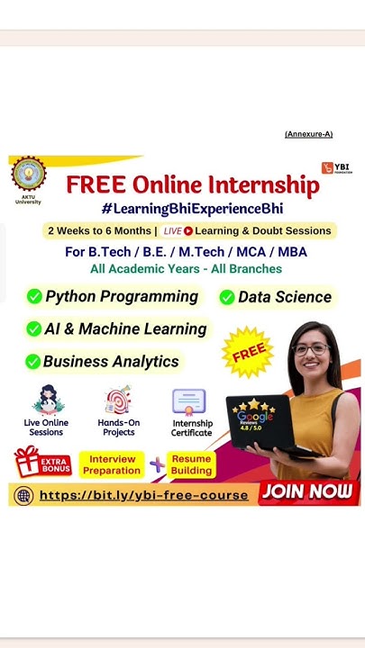 free online internship program details for aktu university affiliated college students |free ...