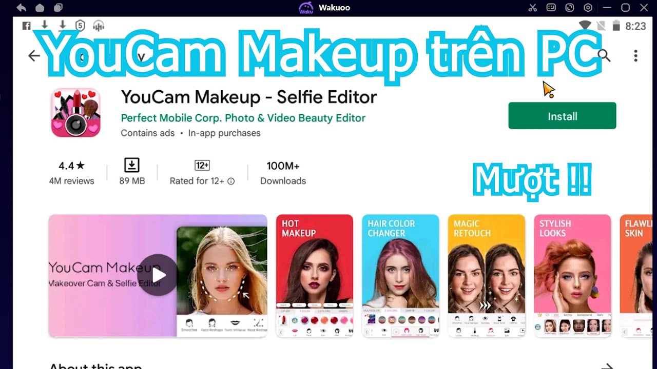 YouCam Makeup: Selfie Editor PC - Cách tải & sử dụng mượt trên Máy tính ...