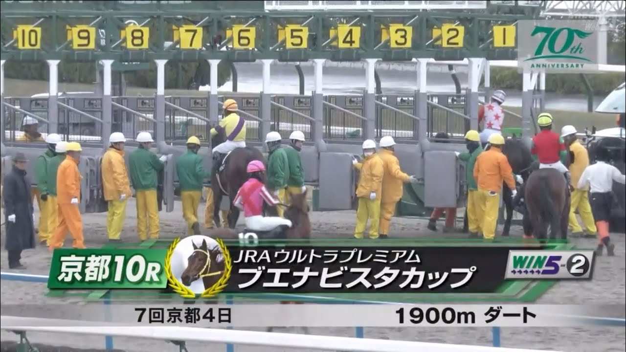 京都10R JRAウルトラプレミアム ブエナビスタカップ - YouTube