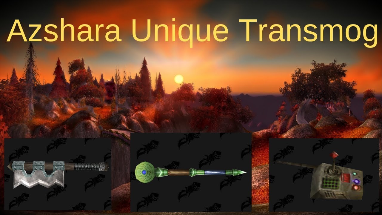 Azshara Unique Transmog ( Great Possible Tinkerer Transmog!!) - YouTube