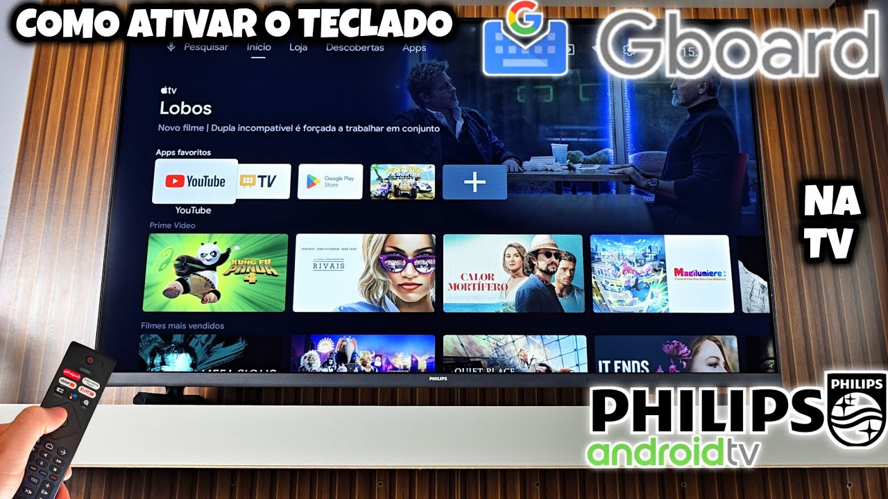 COMO ATIVAR O TECLADO VIRTUAL GBOARD NA TV PHILIPS ANDROID | 2025 - YouTube
