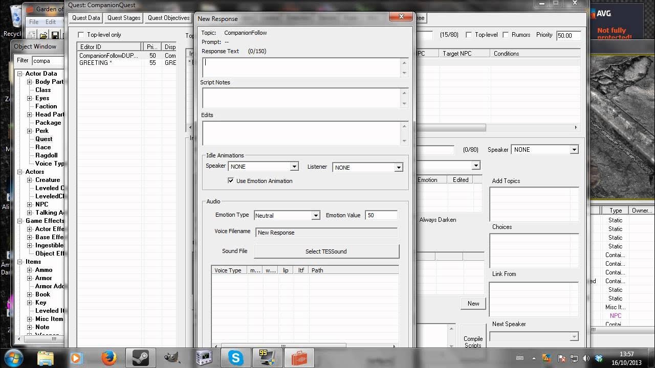 GECK Tutorial - Companion (Remake) - YouTube