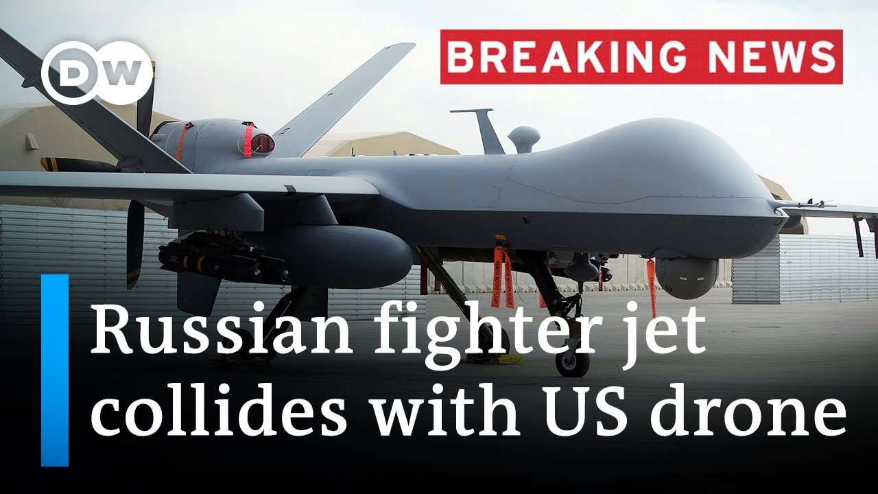 US military: Russian jet collides with US drone | DW News - YouTube