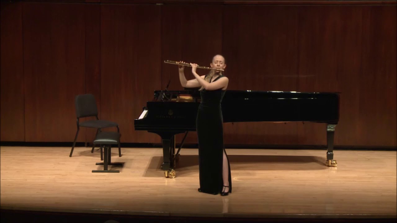 Emma Resmini: Pièce pour flûte seule by Jacques Ibert - YouTube