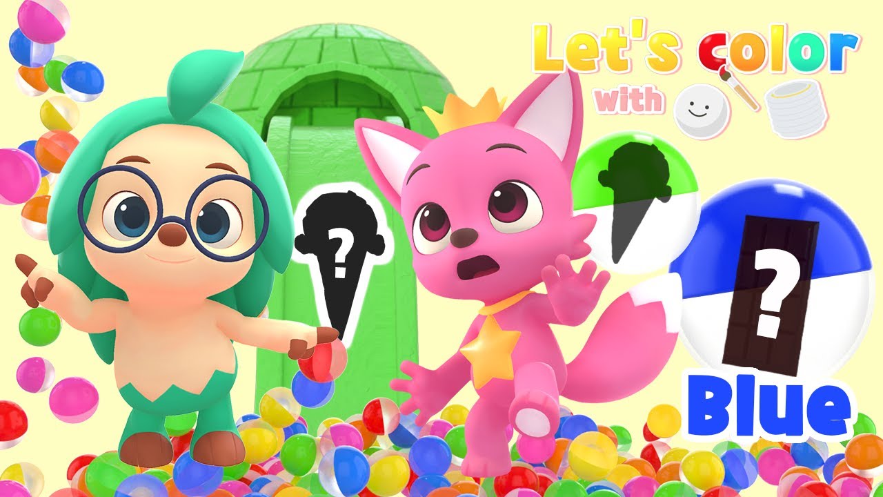 Ice Cream Learn Colors with Hogi & Pinkfong | +Compilation | Mix Colors ...
