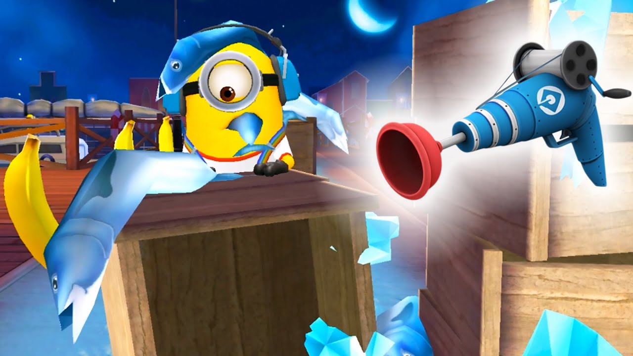 Old School Stuart Minion Collects Grappling Guns - Milestone 7 stage 2 ...