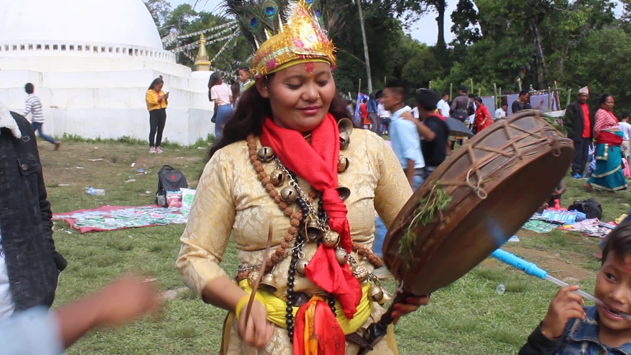 Tamang shaman (bonpo) perform at Temal kavre Nepal. - YouTube