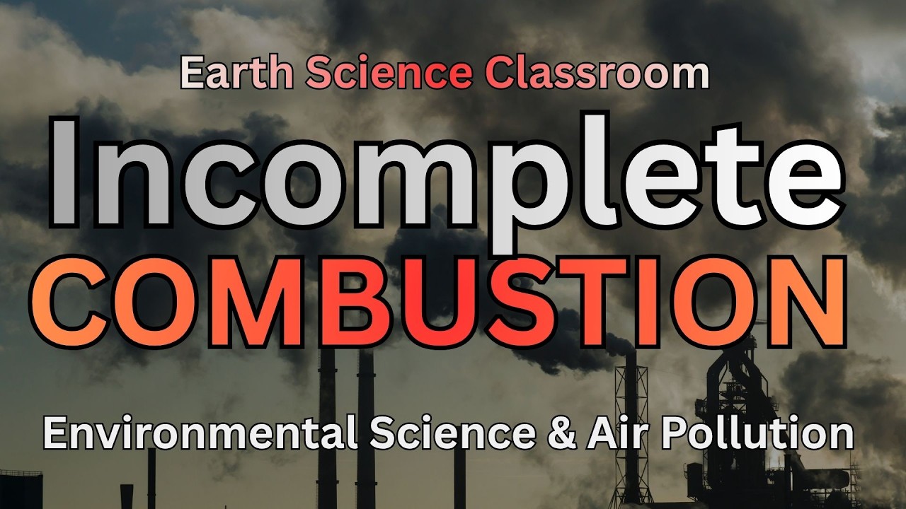 Science of Incomplete Combustion & Pollutant Formation - YouTube