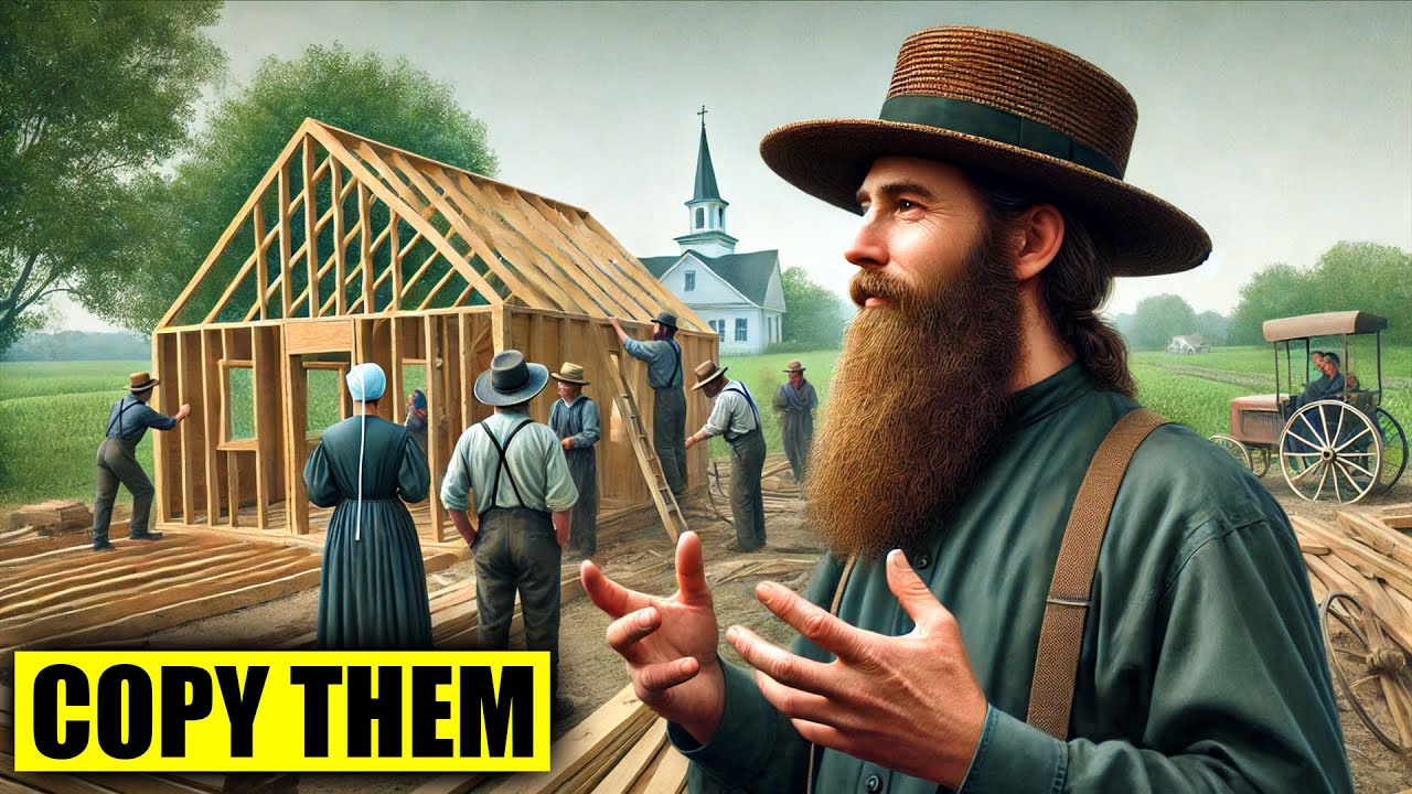 How the Amish BUILD Houses Faster Than Modern Construction! - YouTube