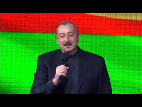 İlham Əliyev mahnı oxuyur