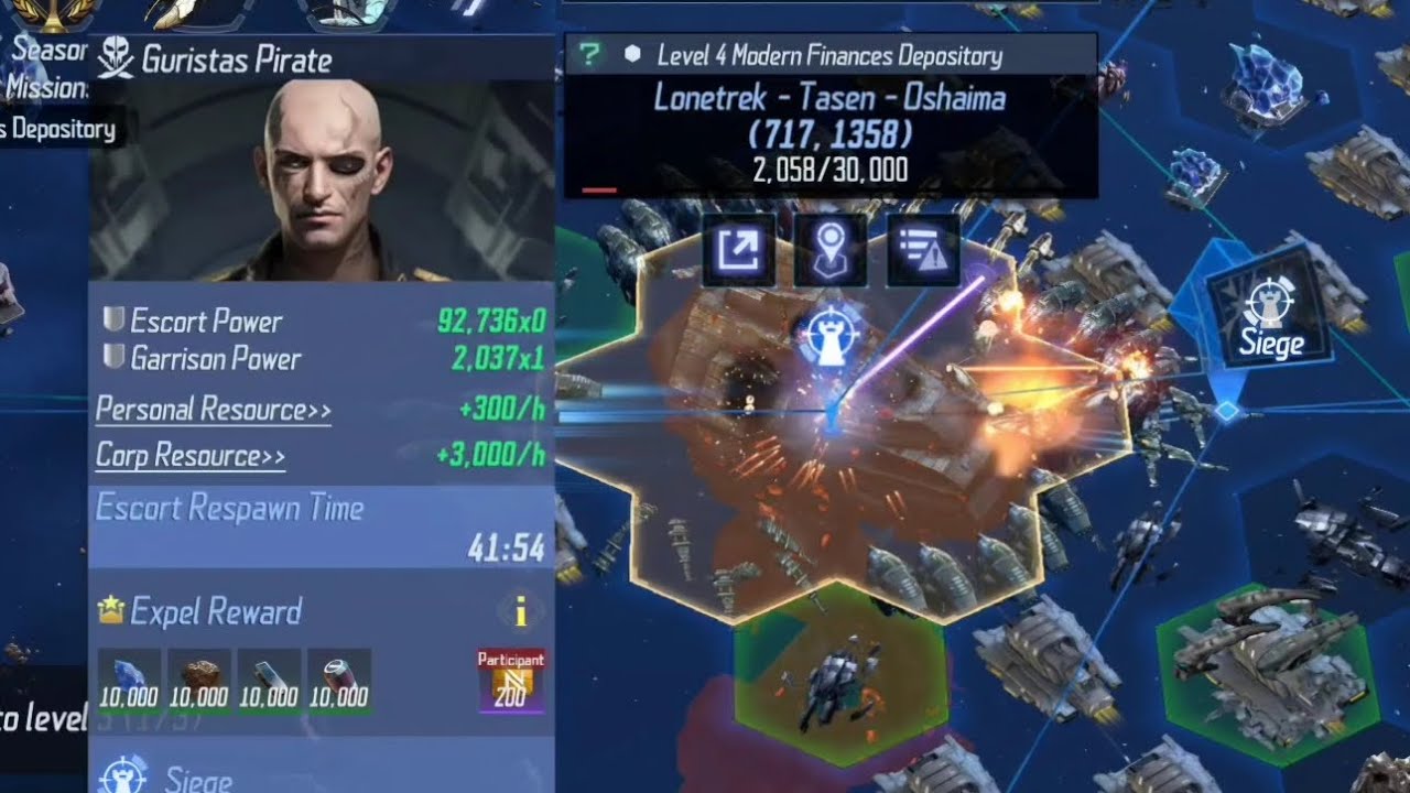 First Siege Experience in EVE Galaxy Conquest - YouTube