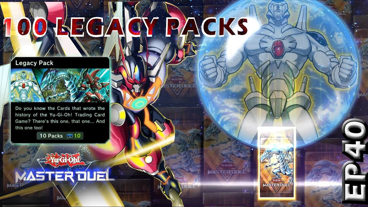 Yu-Gi-Oh! Master Duel Gameplay 40 - Mysterious 100+ Legacy Packs ...