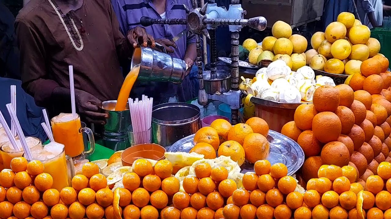 Fresh Orange Juice | Special Summer Drink | Amazing Mosambi Sharbat ...