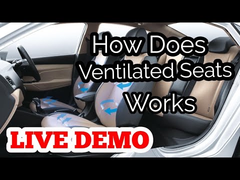 Hyundai Verna Ventilated Seats Or Heated Seats working shown with live ...