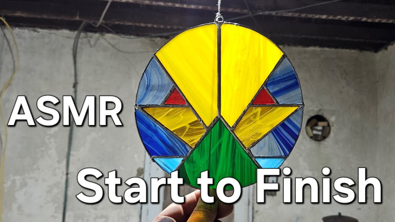 Stained Glass Start to Finish ASMR - YouTube