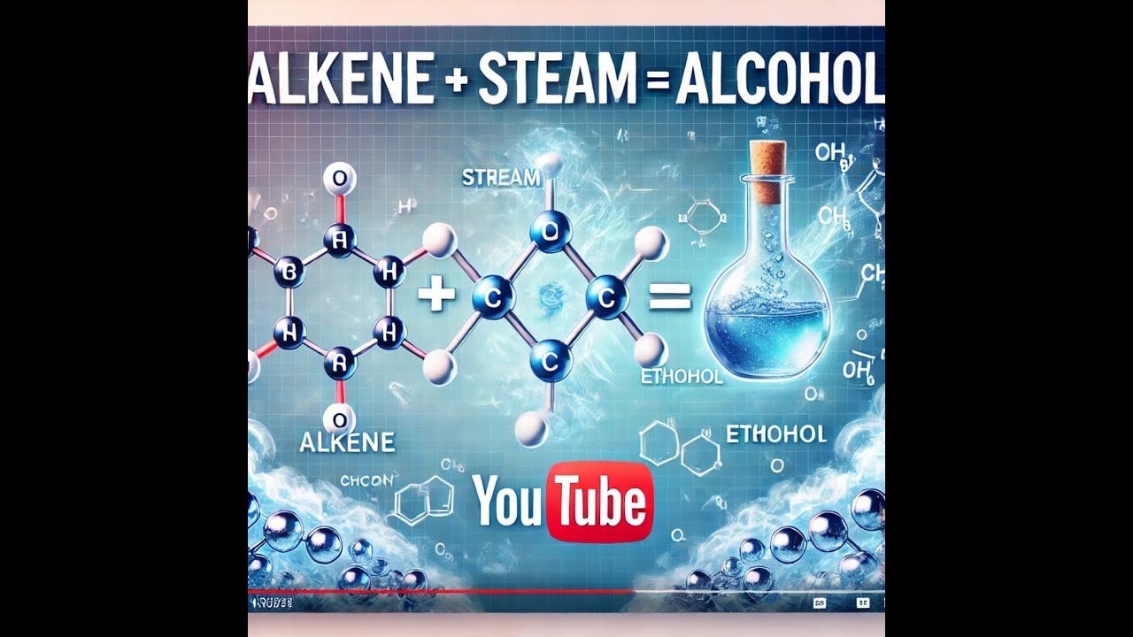 Reaction of Alkene with steam - YouTube
