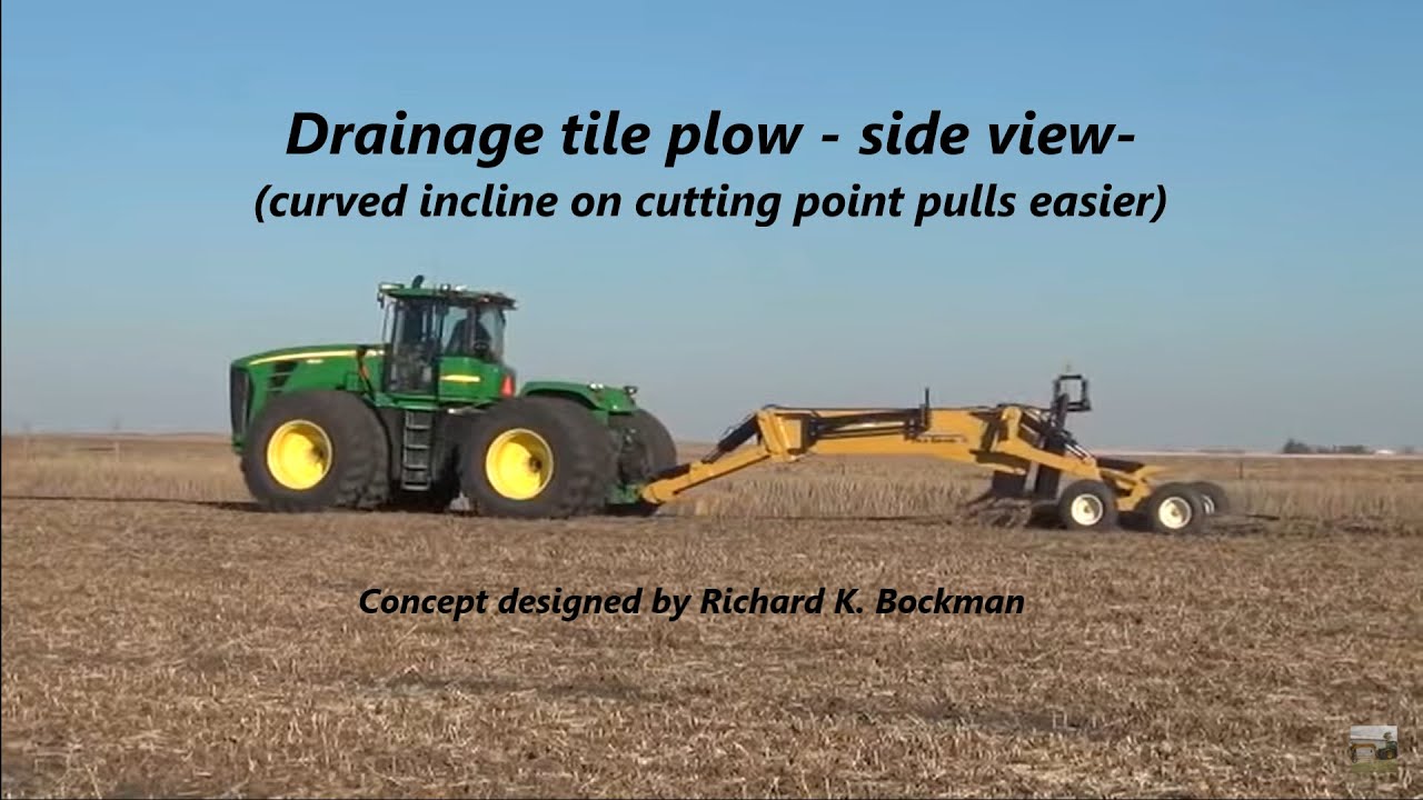 Tile plow- Outlet hookup and installation- - YouTube