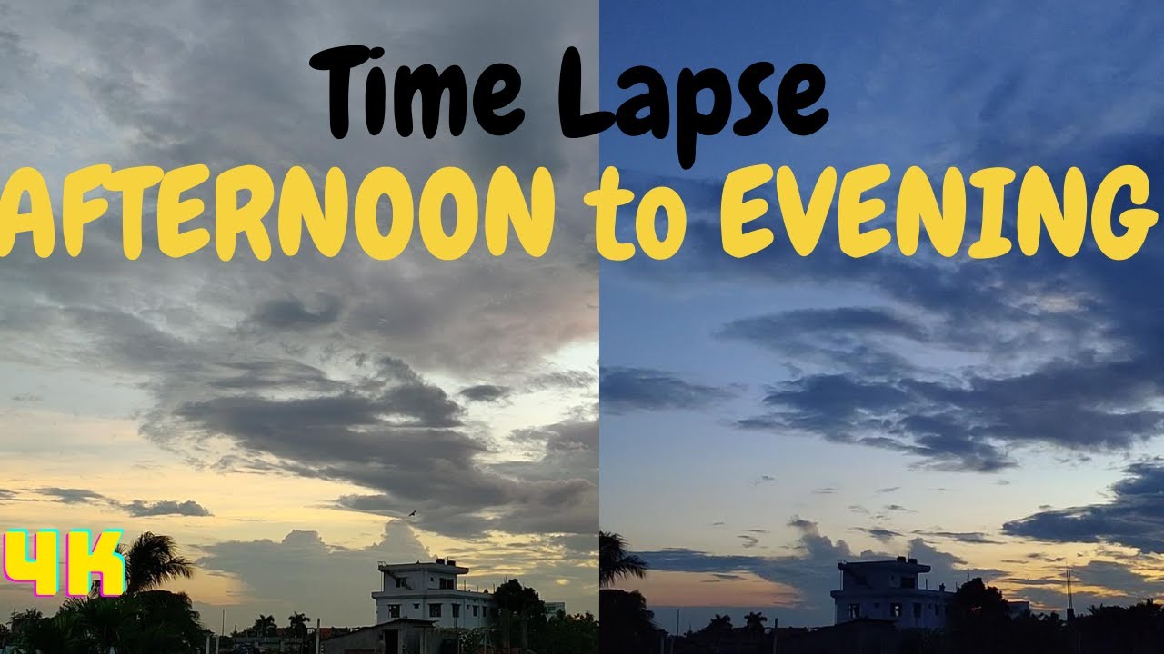 Time Lapse | Afternoon to Evening Time Lapse | Sky Time Lapse | 4K ...