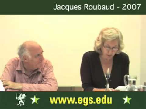 Jacques Roubaud. Poetry and Mathematics. 2007. 2/8 - YouTube