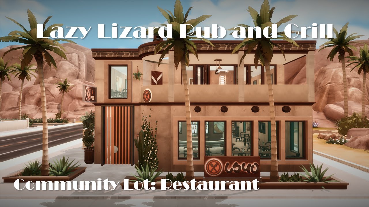 The Sims 4 | Lazy Lizard Pub & Grill - YouTube