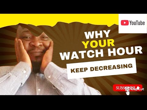 6 Shocking Reasons Why Your Youtube Watch Hours keep Decreasing(Do this Now to Fix it). - YouTube