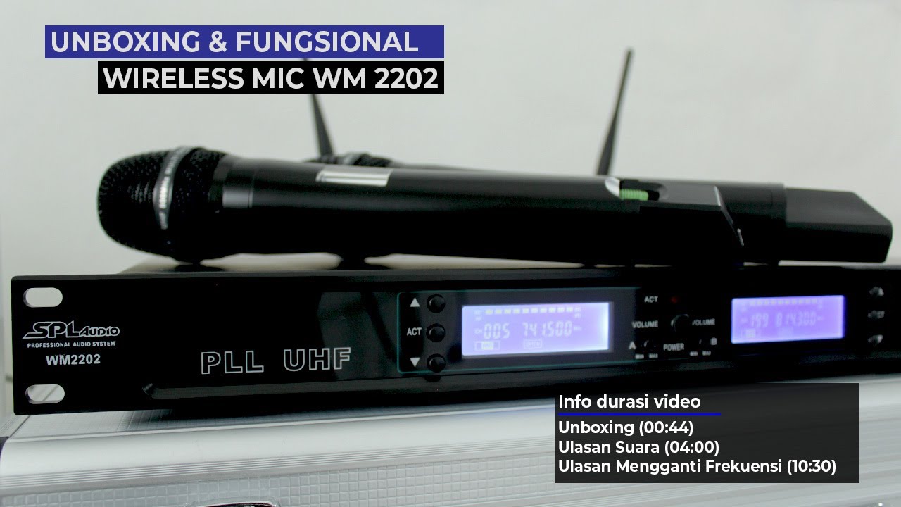 Review Mic Wireless SPL Audio WM2202 - YouTube