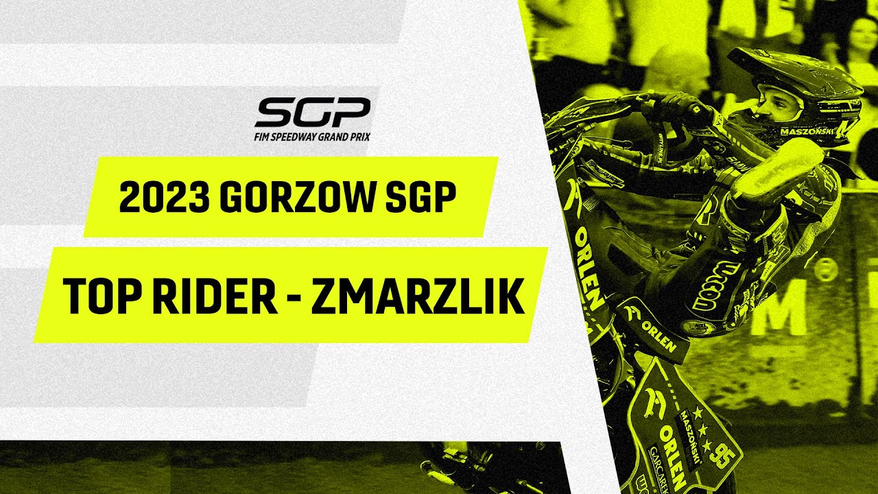 Top Rider Zmarzlik 💪 #GorzowSGP | FIM Speedway Grand Prix - YouTube