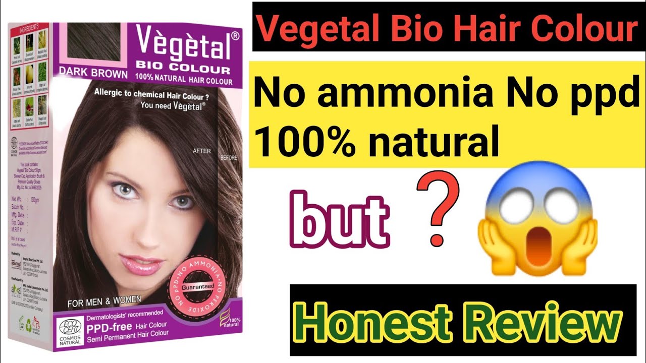 Review Of Vegetal Bio Hair Colour | 100% Natural Hair Colour - YouTube