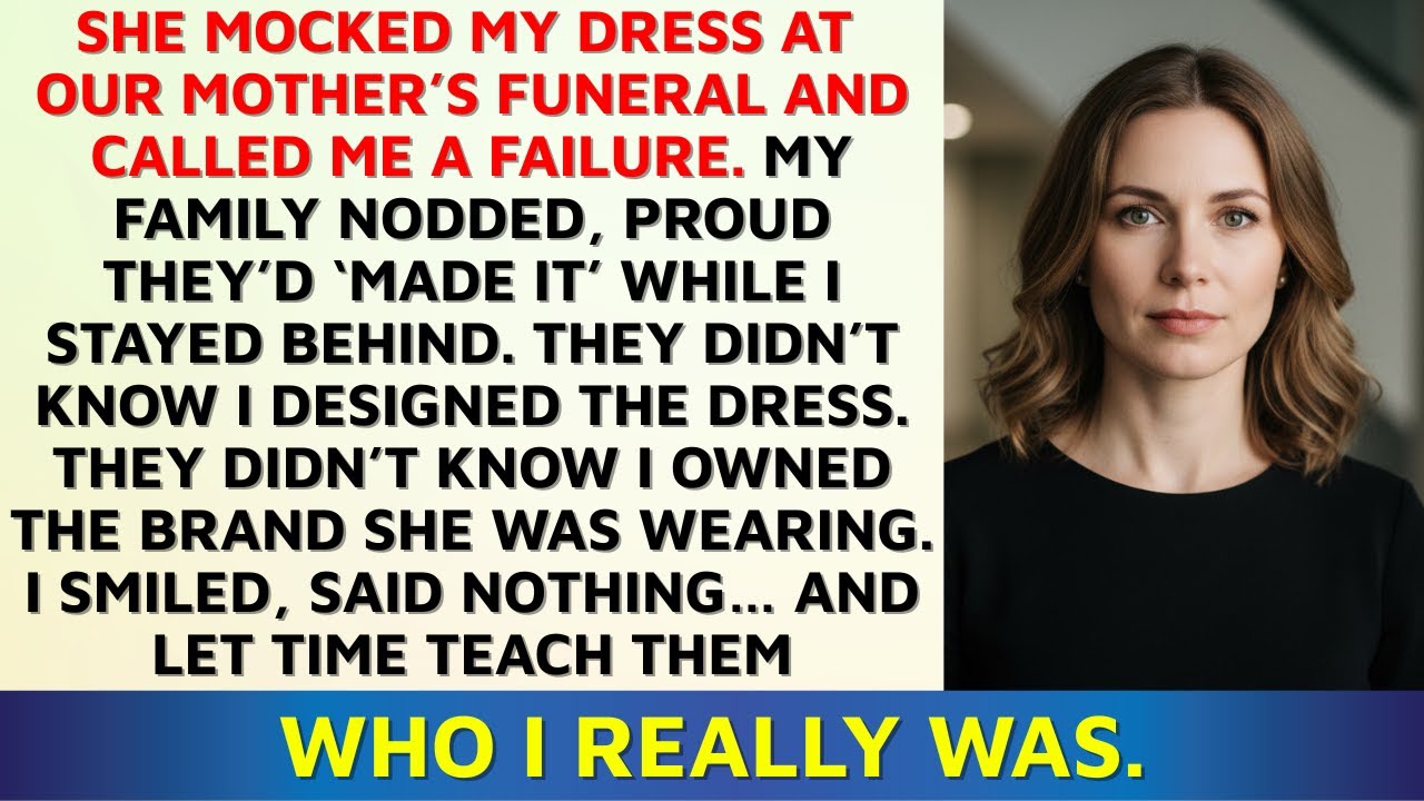 At My Mom’s Funeral, My Family Mocked My “Cheap” Dress—They Never Knew ...