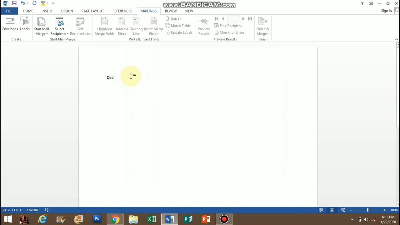 Mail Merge Tutorial - TAGALOG - YouTube
