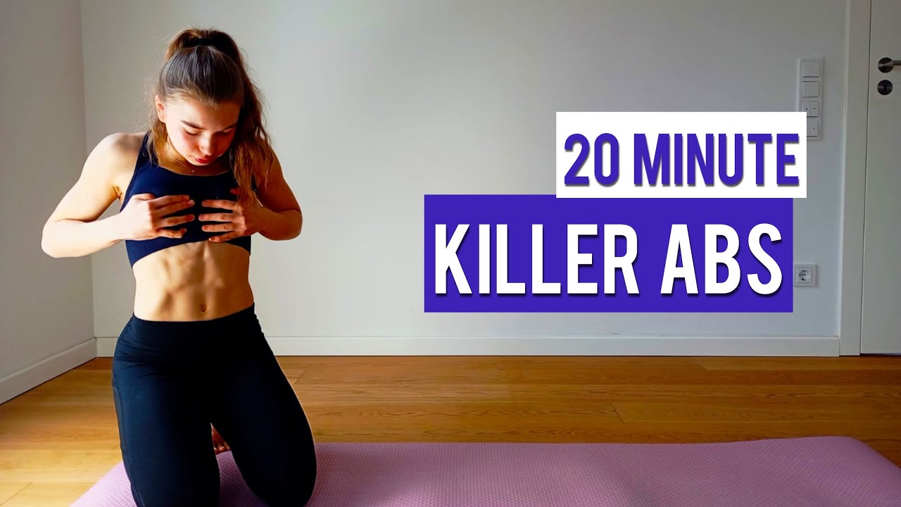 20 MIN ABS BURNER 🔥 Intense Workout - Lower and Upper Abs, No Equipment ...