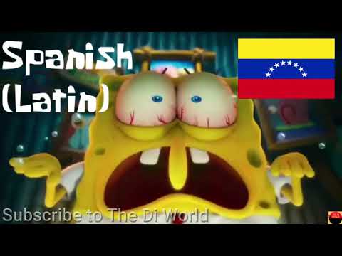 Spongebob yelling Gary in 14 different languages