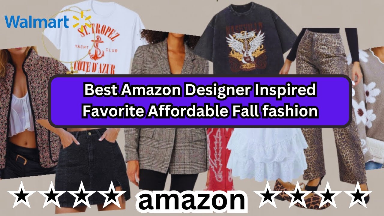 Best Amazon Designer Inspired Favorite Affordable Fall fashion - YouTube