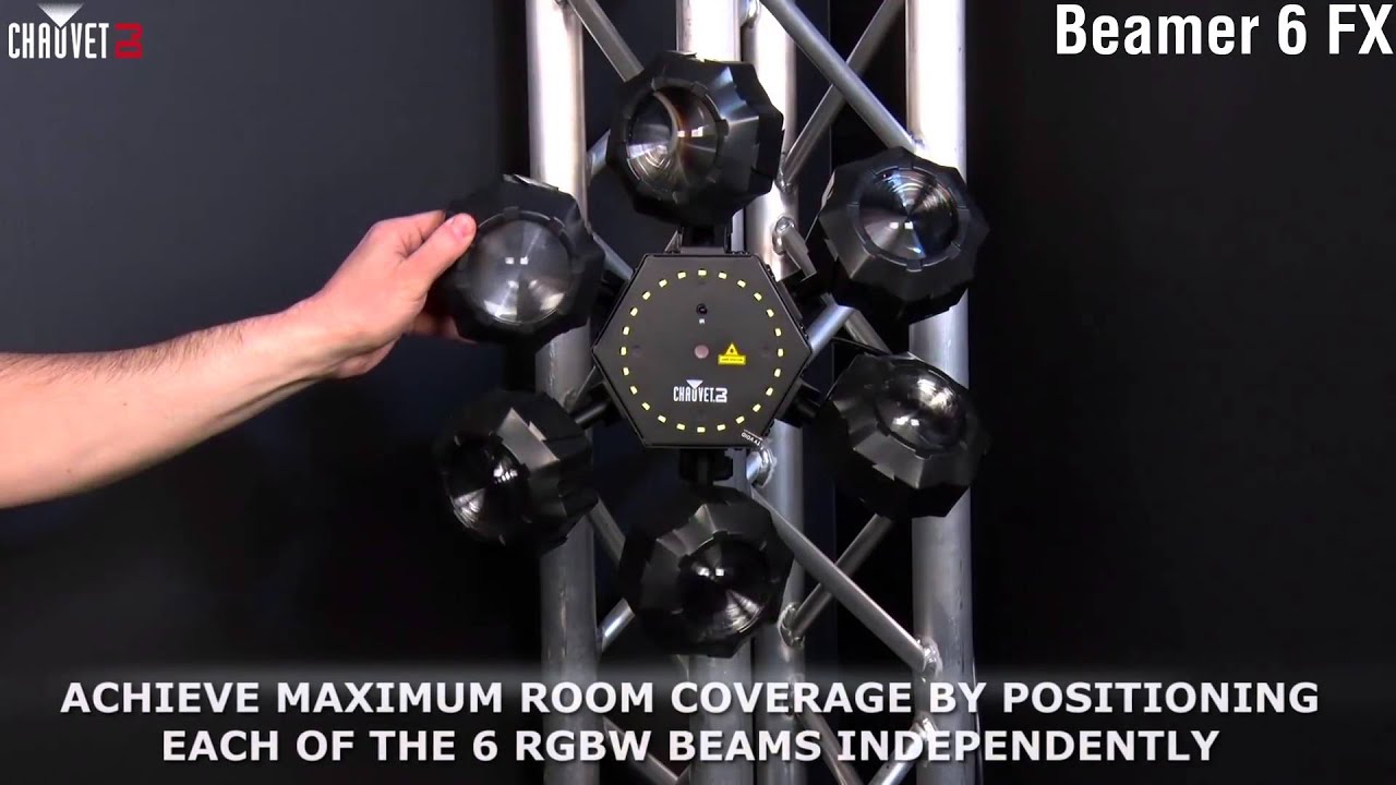 Chauvet DJ Beamer 6 FX Multi Effect & Laser Light - YouTube