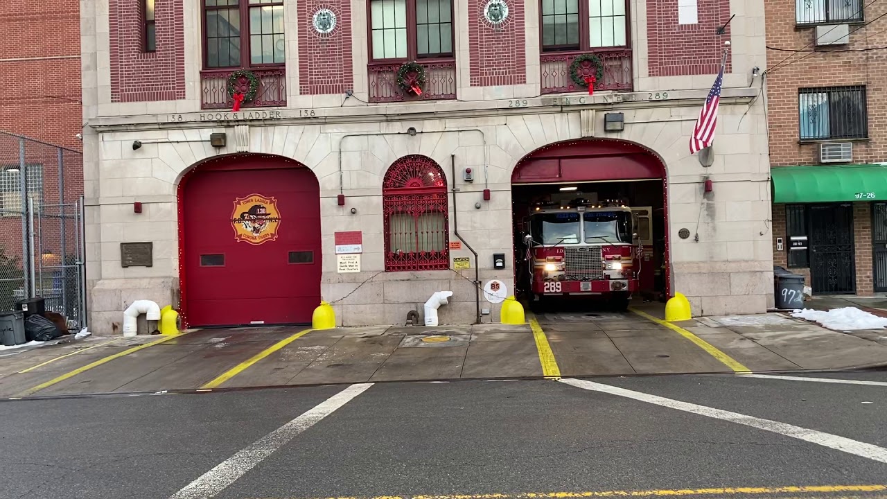 FDNY Engine 289 And Tower Ladder 138 Responding - YouTube