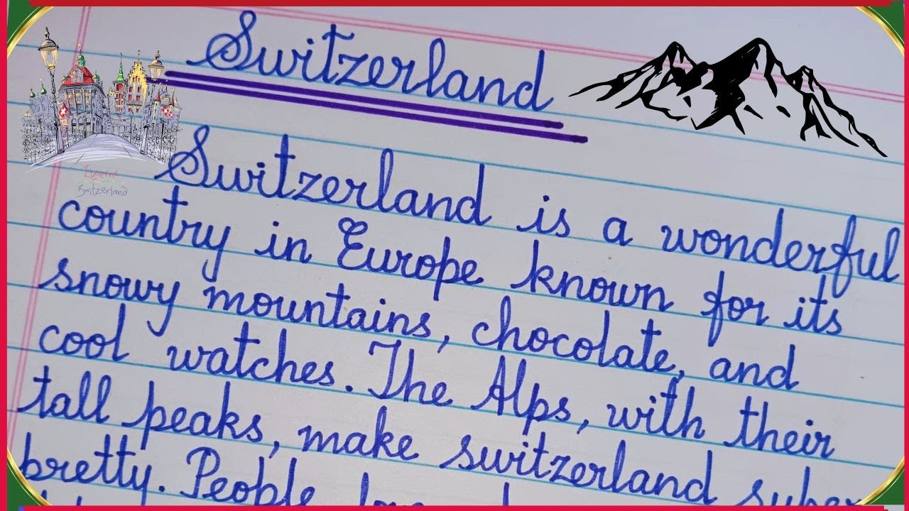 Essay Writing on Switzerland | Paragraph on Beauty of Switzerland ...