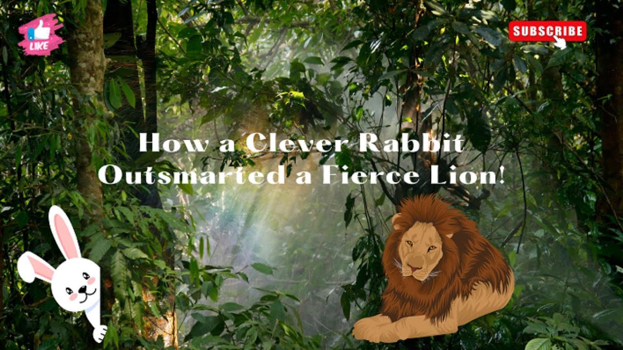 How a Clever Rabbit Outsmarted a Fierce Lion! | Kids Stories | Moral ...