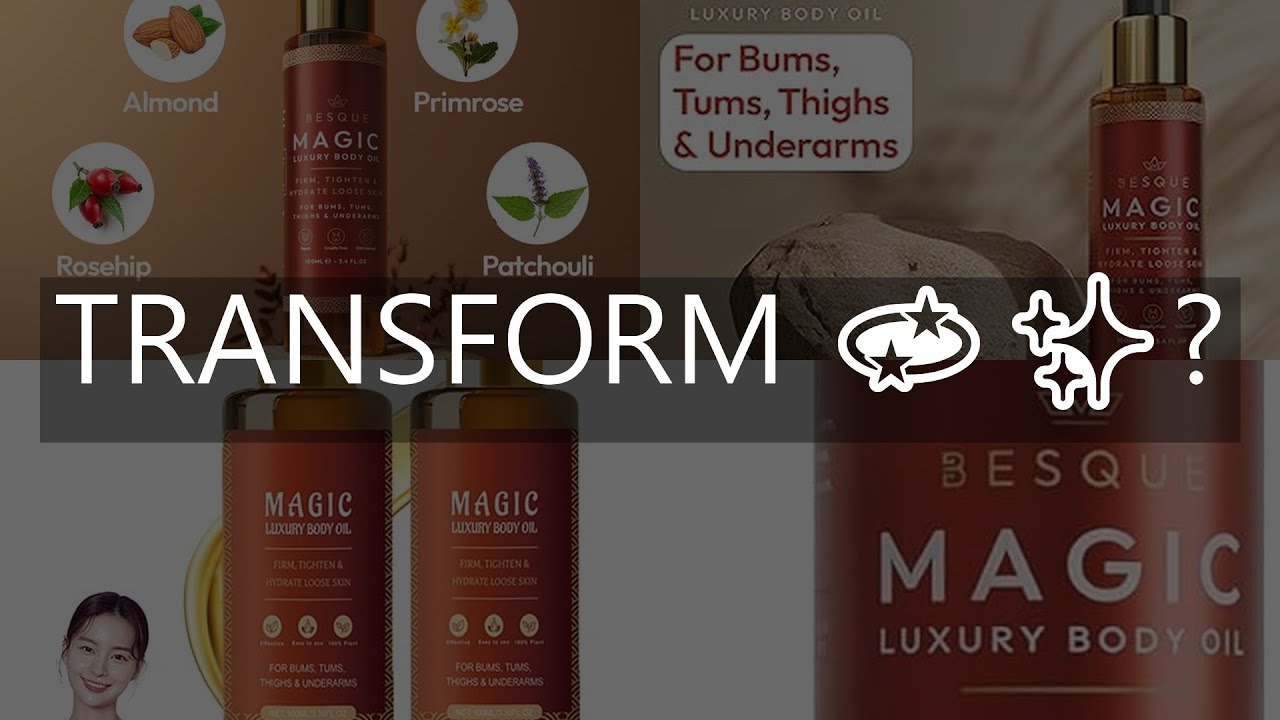 besque magic body oil review does it really work - YouTube