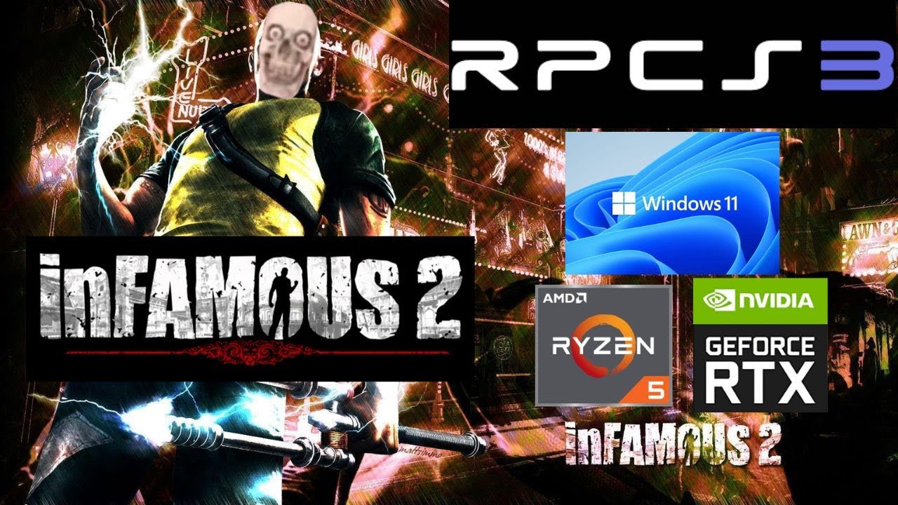 InFamous 2 PC Gameplay RPCS3 Emulator 2023 - YouTube