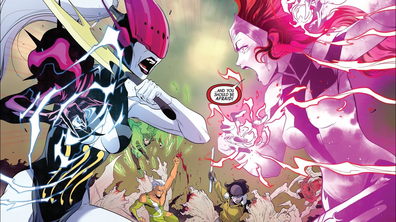 The Scarlet Witch vs The Griever! - YouTube