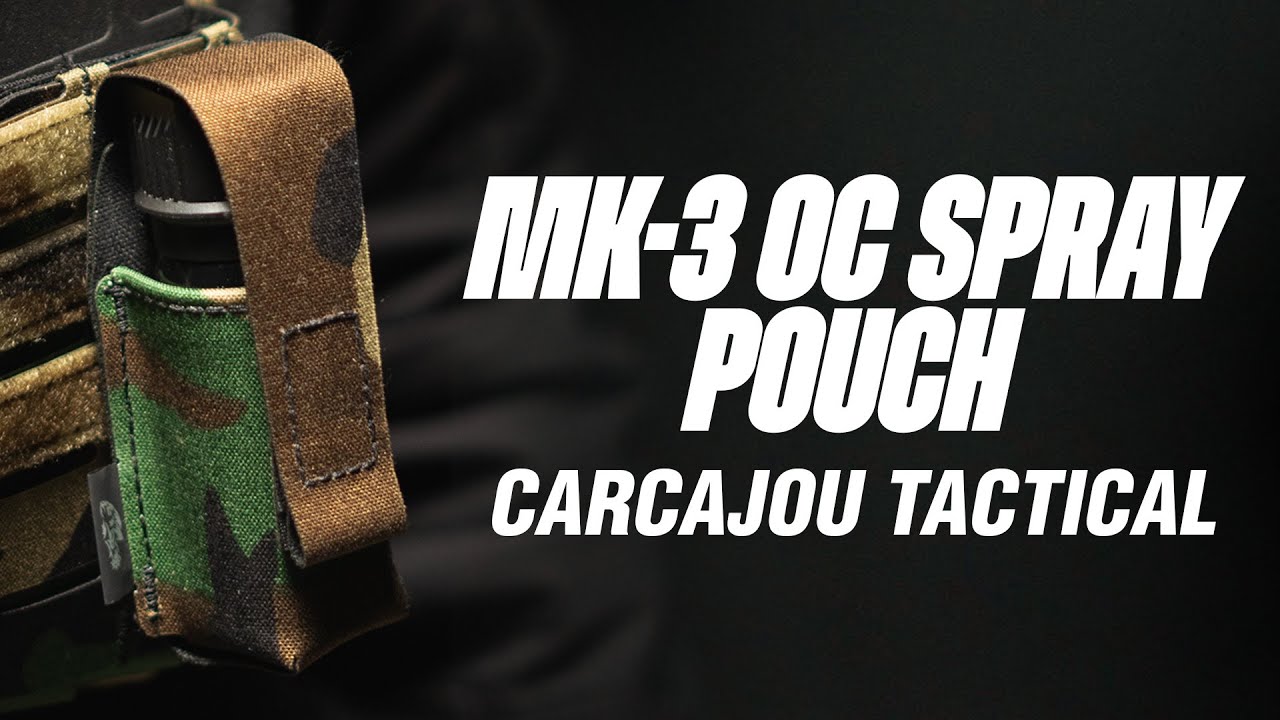 MK-3 OC Spray Pouch Overview I Carcajou tactical - YouTube