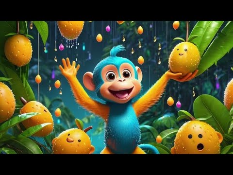El Mono en el Árbol de Mango | Canción Infantil y Rima Educativa - YouTube