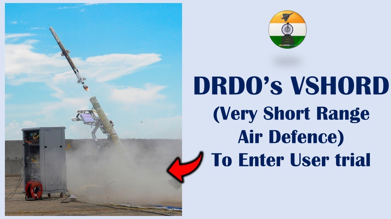 #breakingnews DRDO's VSHORAD air defence missile system to enter the ...