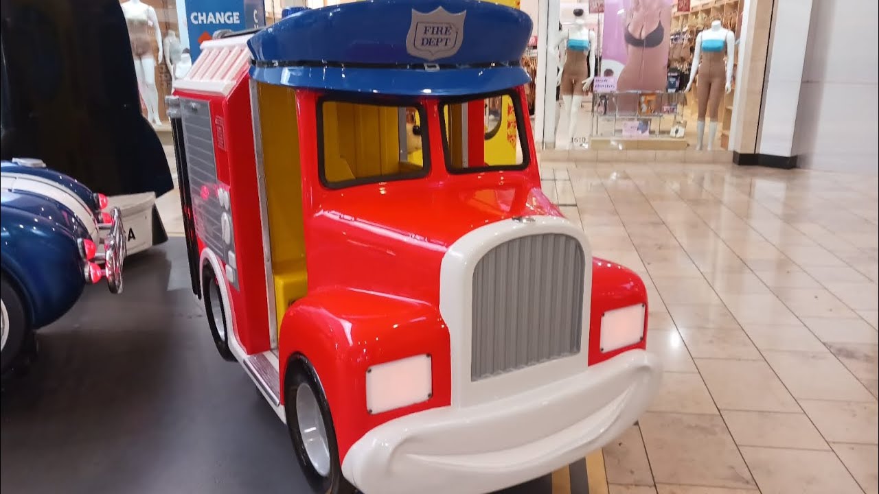 rg Mitchell Fred's fire truck kiddie ride (pov) - YouTube
