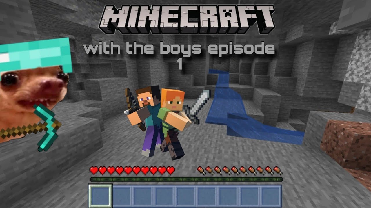 Play Minecraft with the boys EP 1 - YouTube