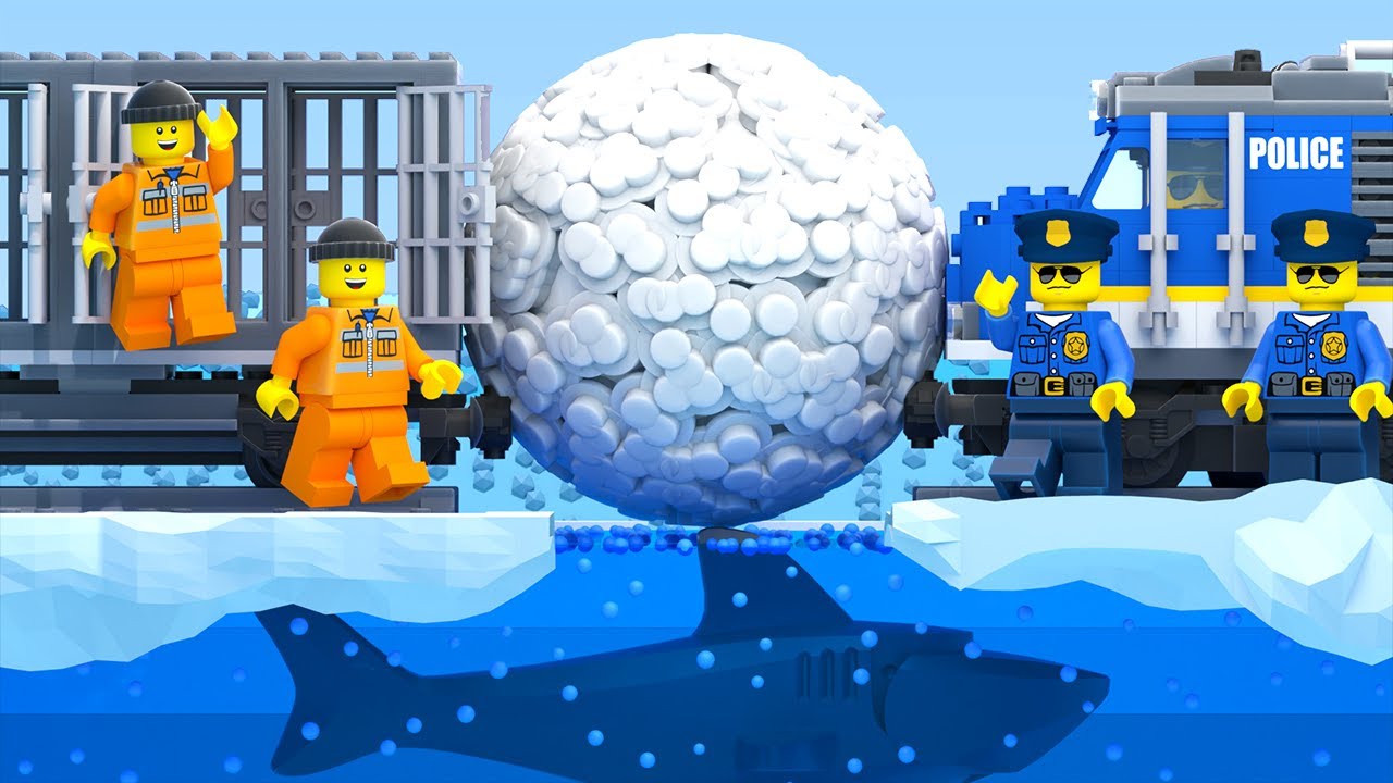 LEGO Prison Break in Arctic - Police Chase - YouTube