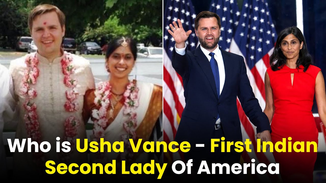 Who Is Usha Vance - First Indian Second Lady Of America | Donald Trump ...