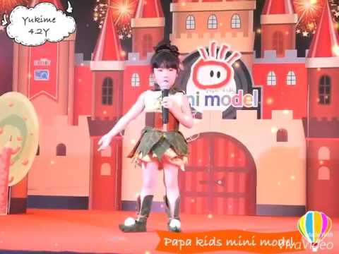 Tinkerbell :Yuki won the Papa kids mini model 2016