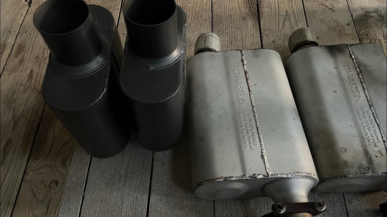Flowmaster 40 series 2 chanmber or knock off one chamber mufflers for ...